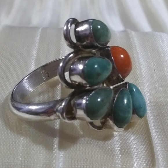 Jay King | Jewelry | Jay King Dtr Turquoise And Coral Ring | Poshmark